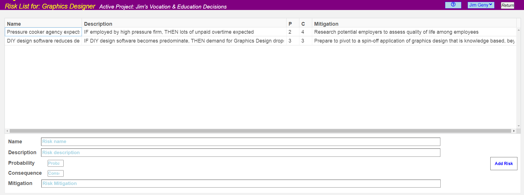 Open Decision Tool Demo Help – Decision Management Institute
